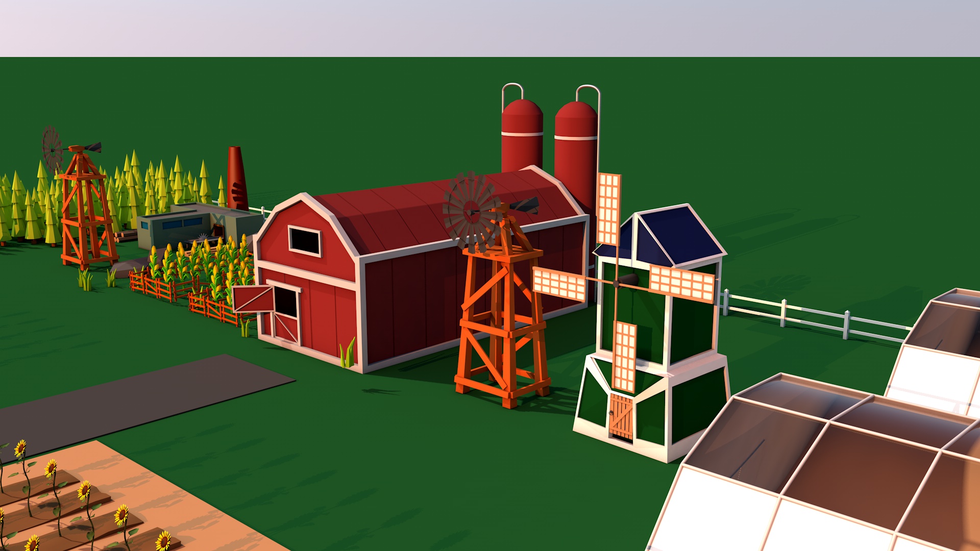 Low Poly Farm by Gergedan | 3DOcean